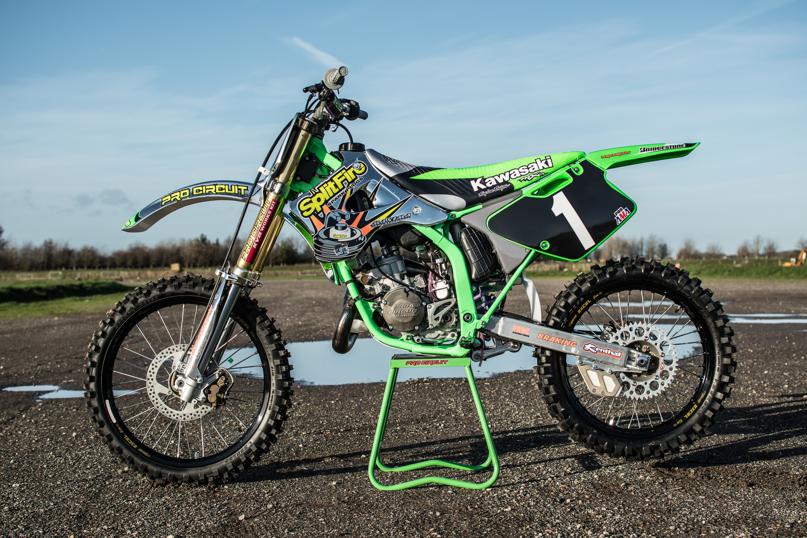 KX125 1996 Pro Circuit Chrome Splitfire Factory Replica - Paul_tony_baker's Bike Check - Vital MX